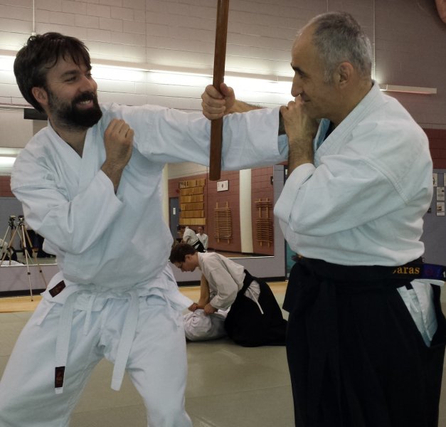 Aïkido at University and Nishio Shoji Sensei Aïkido with Paul Muller Sensei
